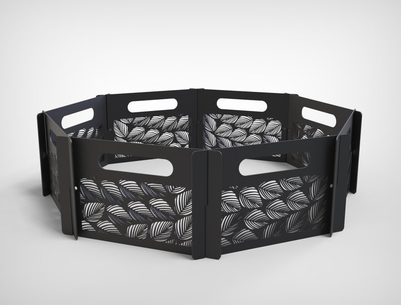 Flat Pack Fire Pit V2 DXF Files for Plasma Laser Cutting - Etsy