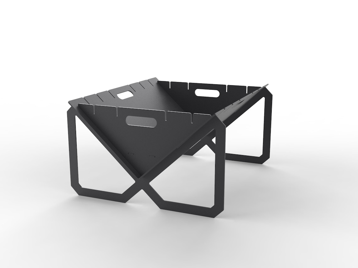 Fire Pit Collapsible DXF files for plasma laser cutting CNC. | Etsy