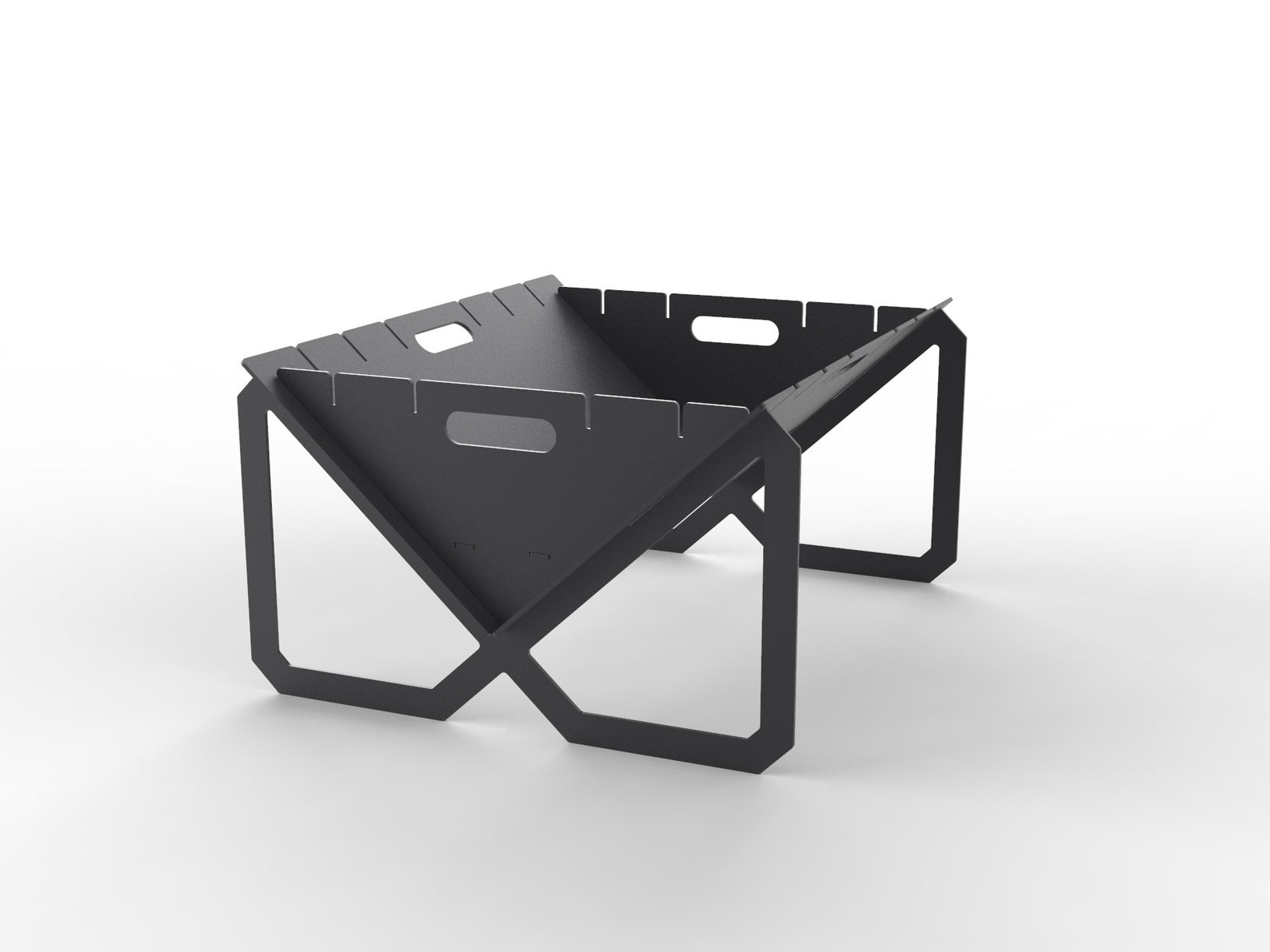 Fire Pit Collapsible DXF files for plasma laser cutting CNC. | Etsy