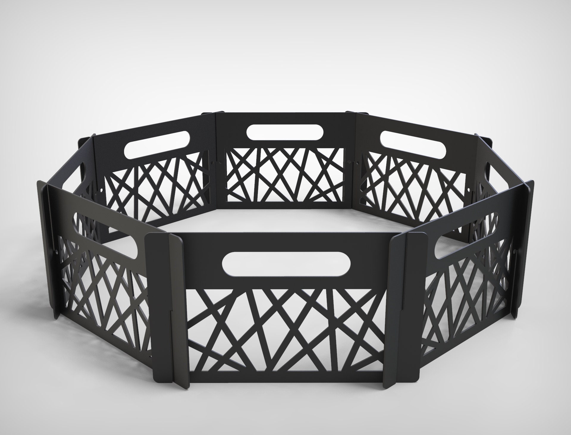 Flat Pack Fire Pit V1 DXF Files for Plasma Laser Cutting - Etsy Australia