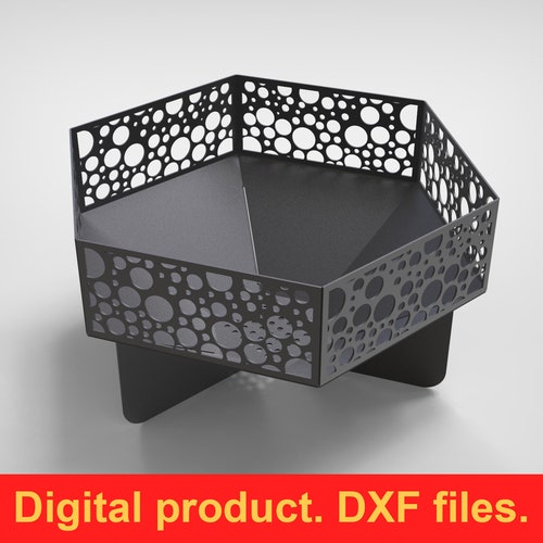 Octagon Fire Pit V1 DXF Files for Plasma Laser Cutting CNC. - Etsy Canada