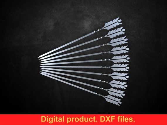 Skewers Arrow DXF Files for Plasma Laser CNC. Kebab Skewers | Etsy