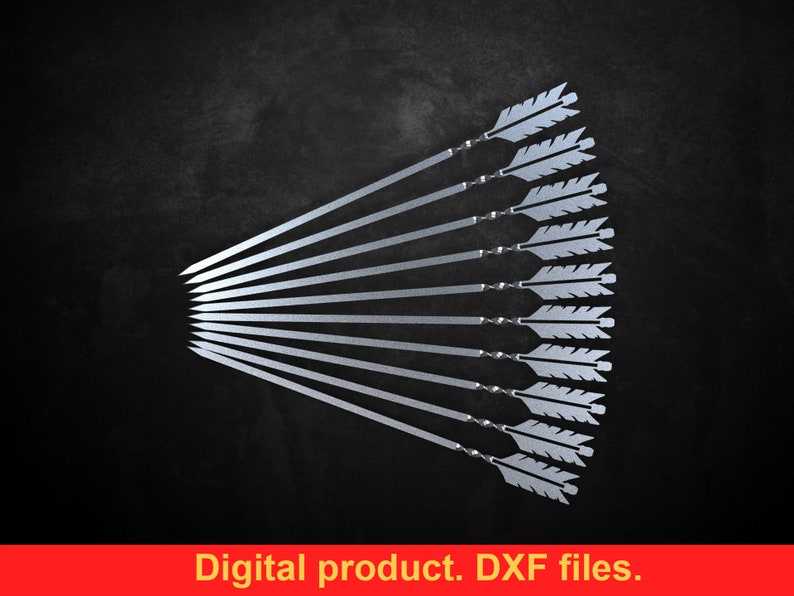 Skewers Arrow DXF Files for Plasma Laser CNC. Kebab Skewers | Etsy