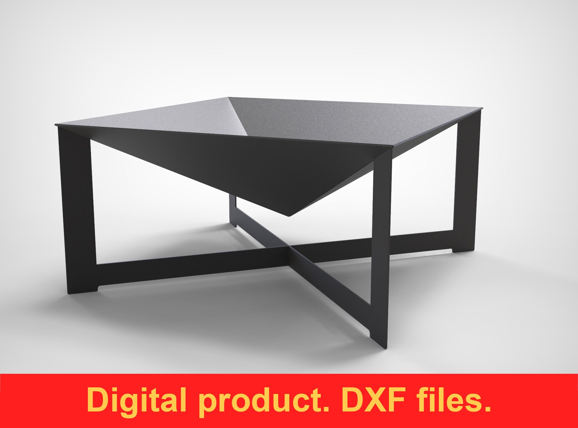 Fire Pit Square DXF Files for Plasma Laser Cutting CNC. Fire | Etsy