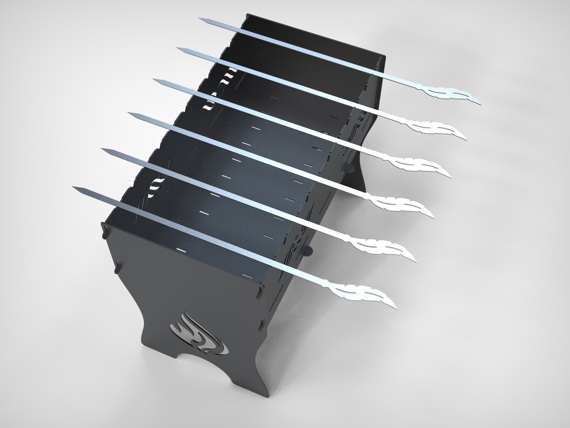 Skewers Feather DXF Files for Plasma Laser CNC. Kebab - Etsy