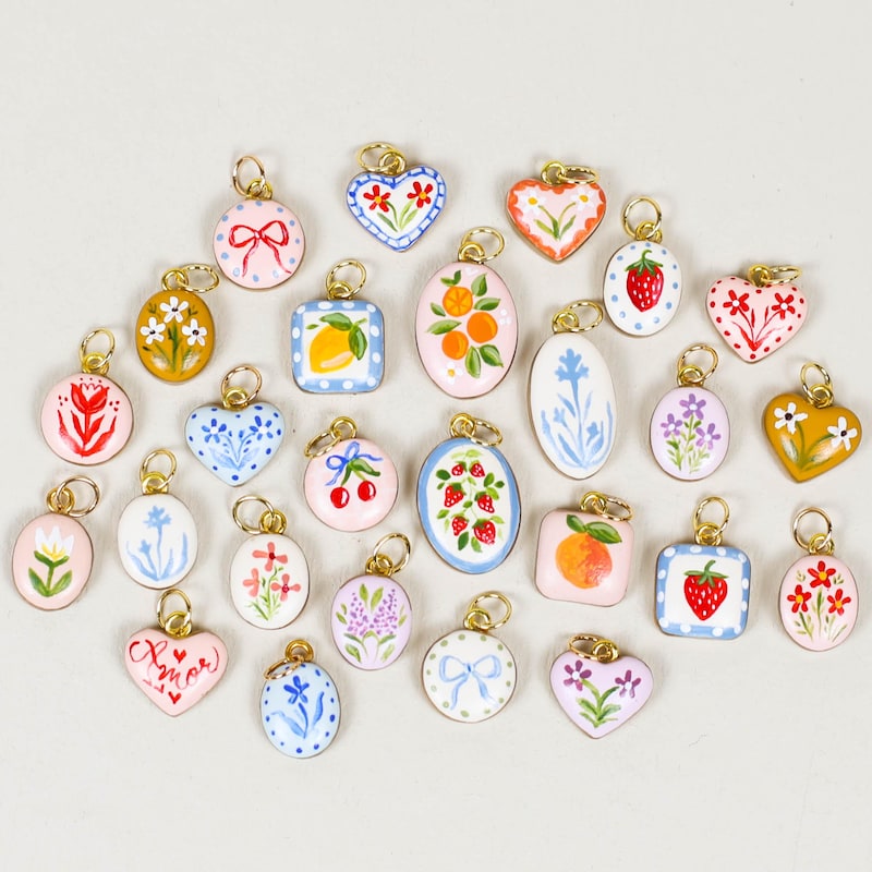 Cottagecore Clay Charms - Etsy