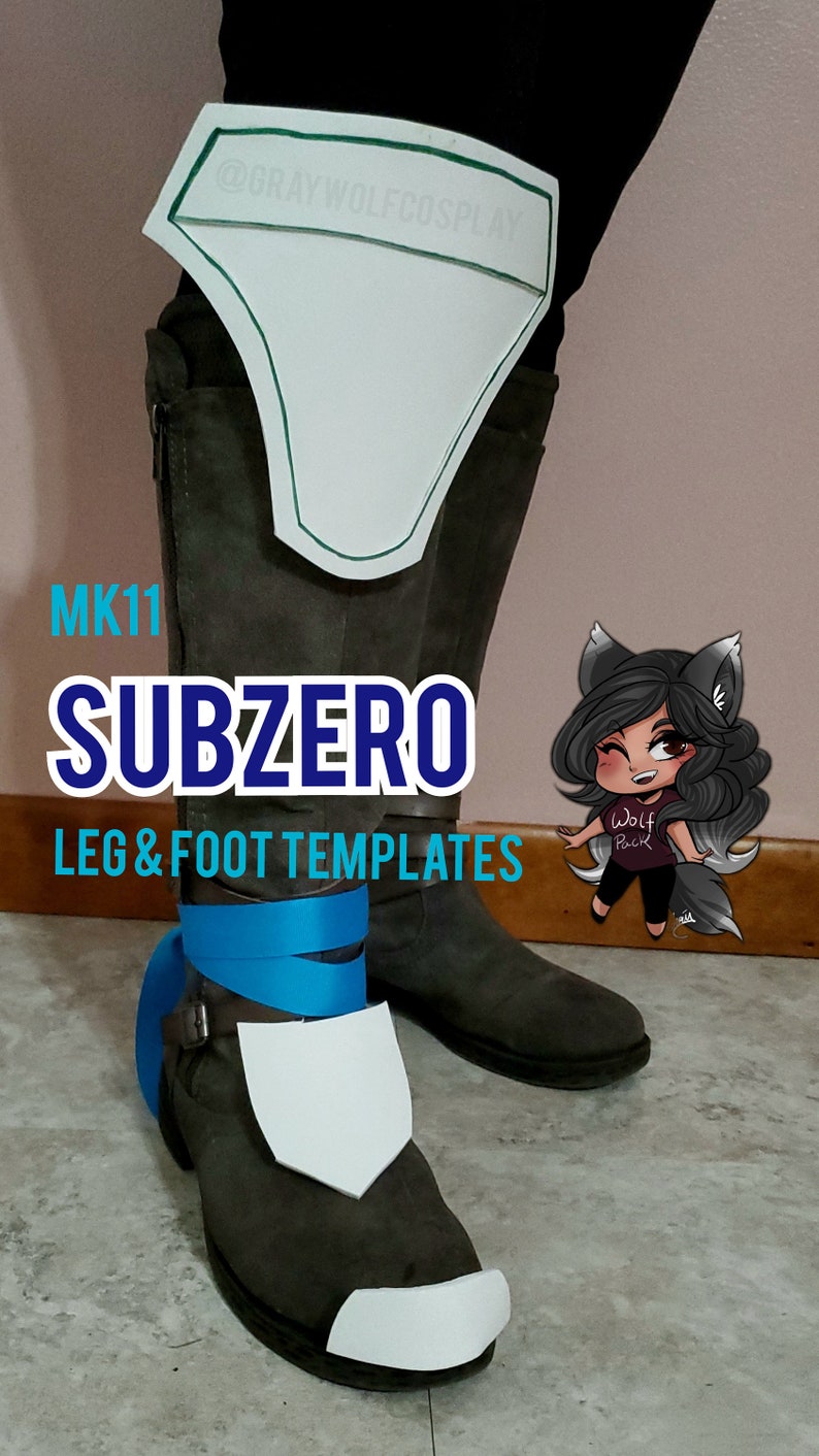 MK11 Sub-zero Template Bundle - Etsy