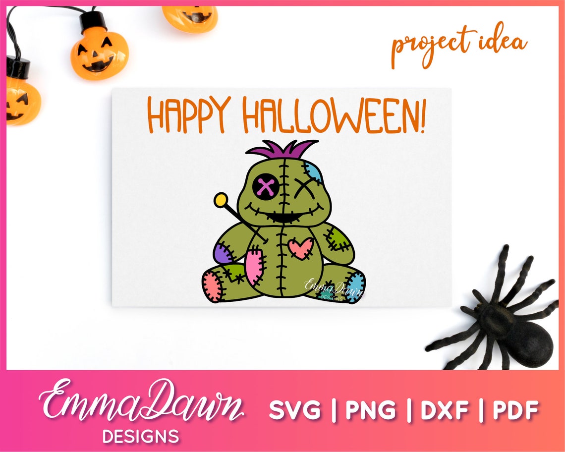 VOODOO DOLL SVG Halloween Svg Cute Voodoo Doll Svg Png Dxf - Etsy