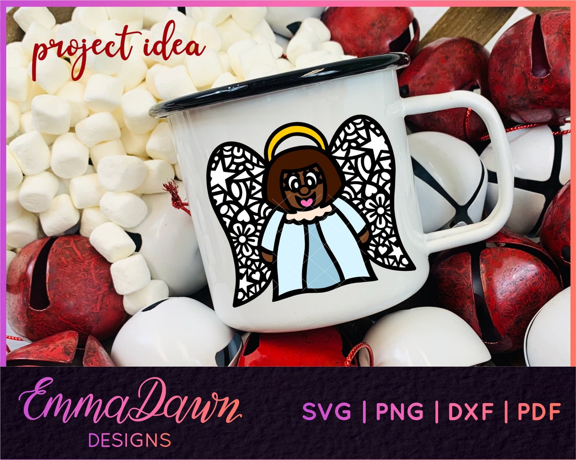 Angel Svg Christmas Angel SVG Cut File for Cricut Angel - Etsy