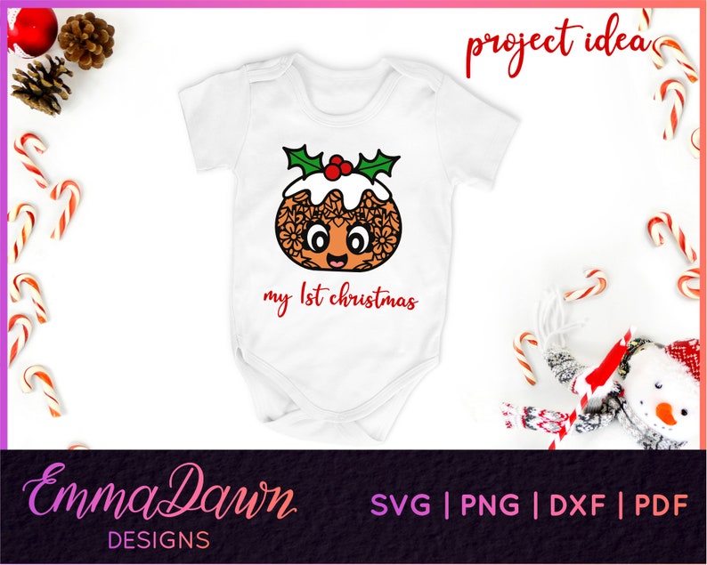 Christmas Pudding SVG Bundle for Cricut & Silhouette Xmas - Etsy