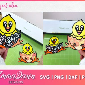 Chick SVG, Chick Mandala SVG, Chick Zentangle SVG, Cute Easter Chick ...