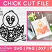 Chick SVG, Chick Mandala SVG, Chick Zentangle SVG, Cute Easter Chick ...