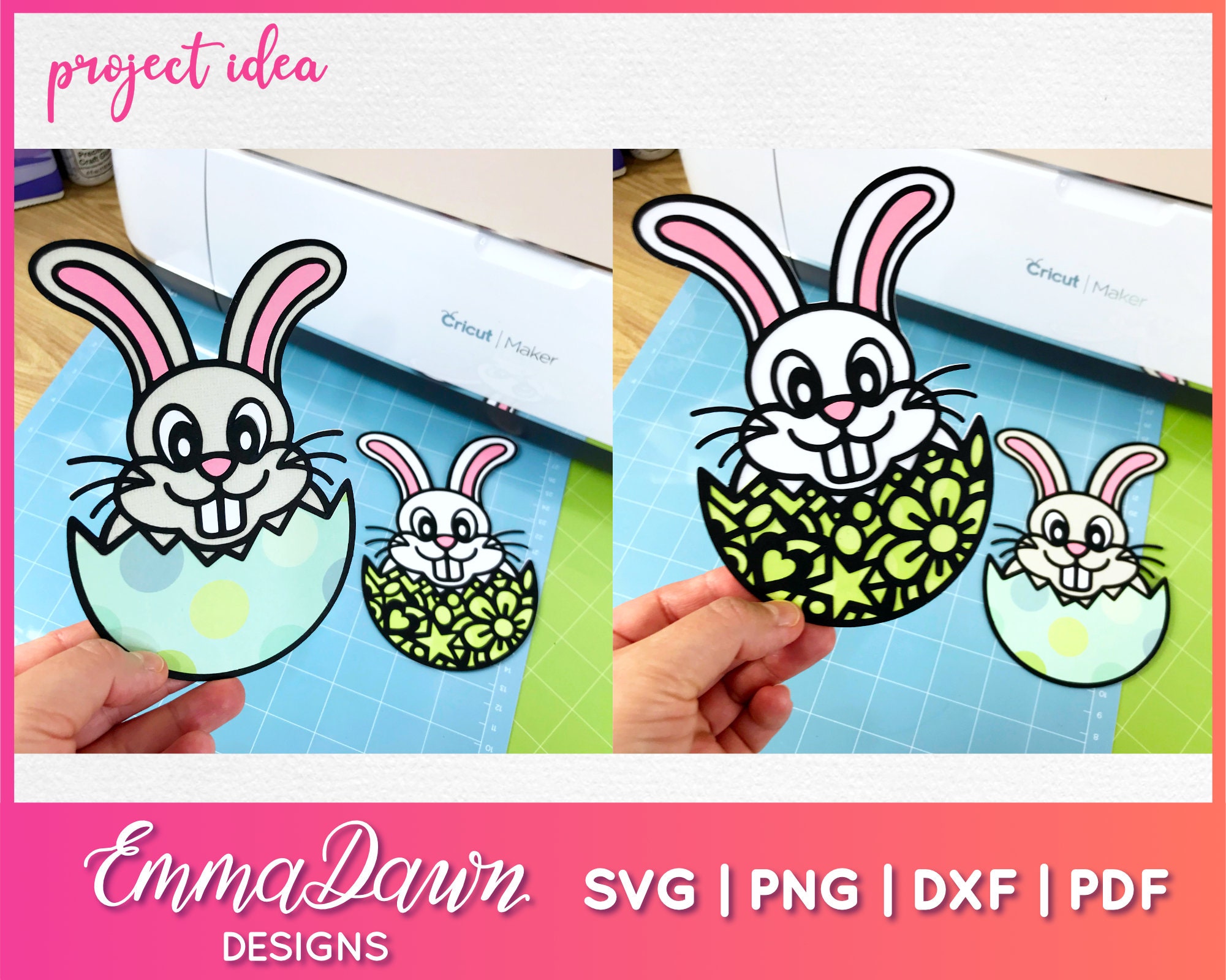 BENNY the EASTER BUNNY Svg 2 Mandala / Zentangle Designs | Etsy