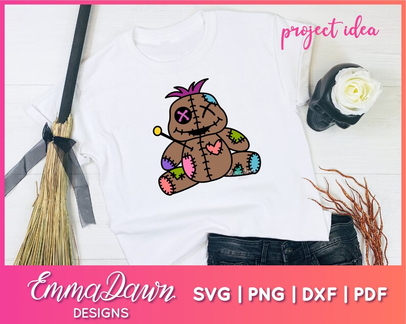 VOODOO DOLL SVG Halloween Svg Cute Voodoo Doll Svg Png Dxf - Etsy