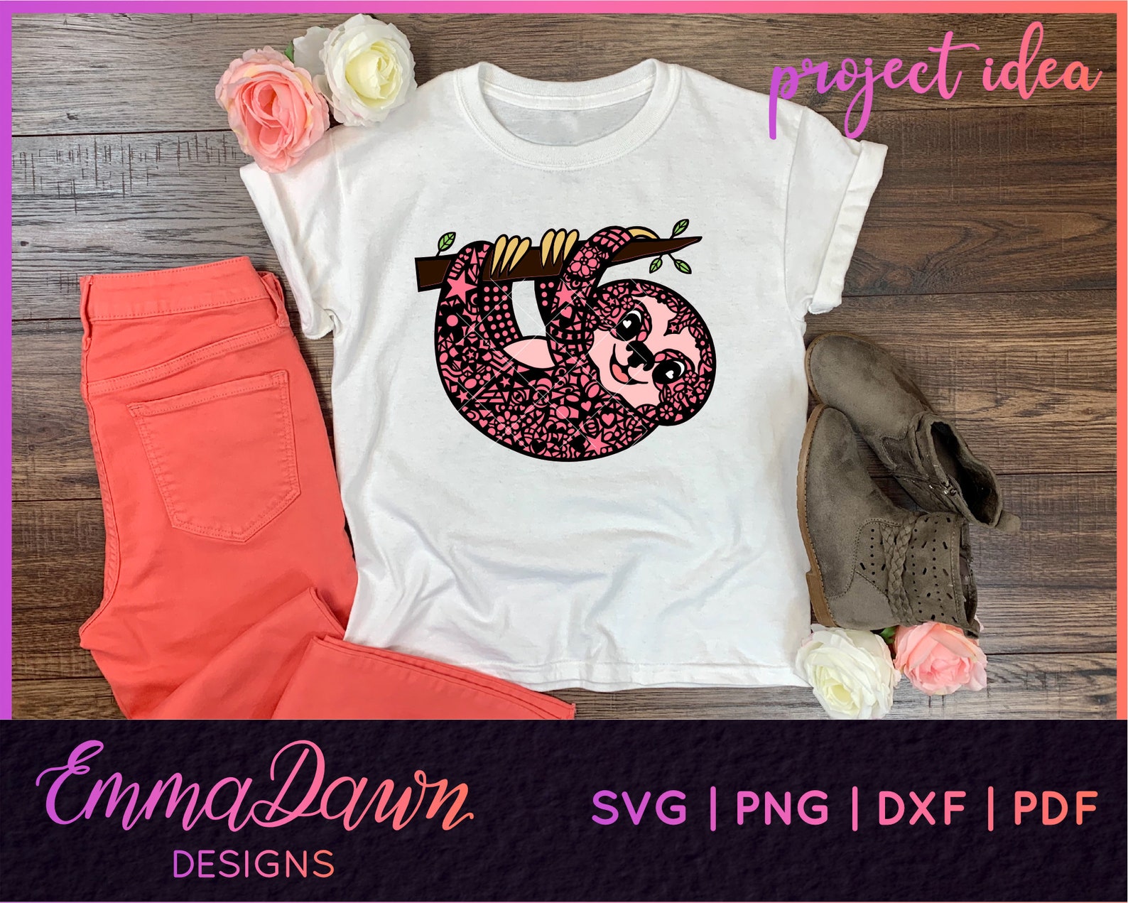 Sloth SVG Bundle Sloth Mandala SVG Bundle Sloth Zentangle - Etsy UK