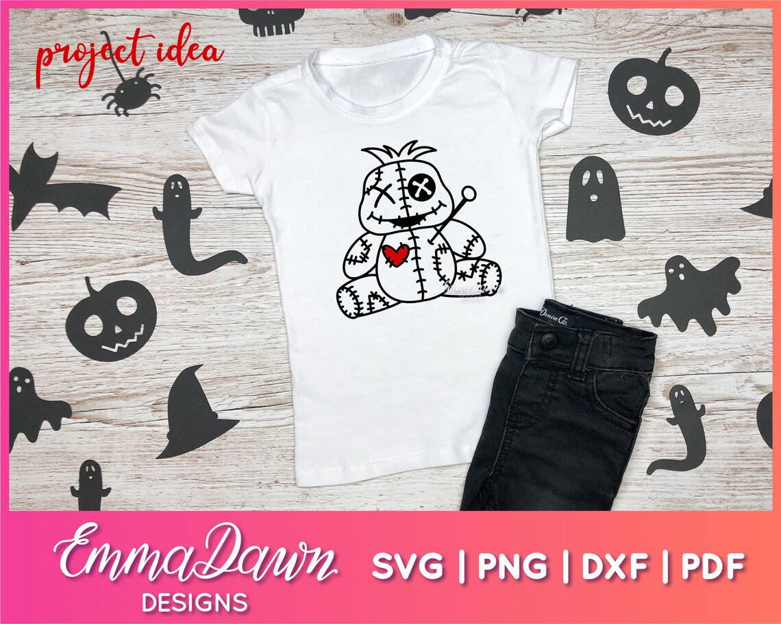 VOODOO DOLL SVG Halloween Svg Cute Voodoo Doll Svg Png Dxf - Etsy