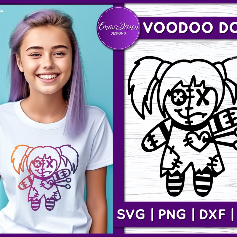Voodoo Doll Svg - Etsy