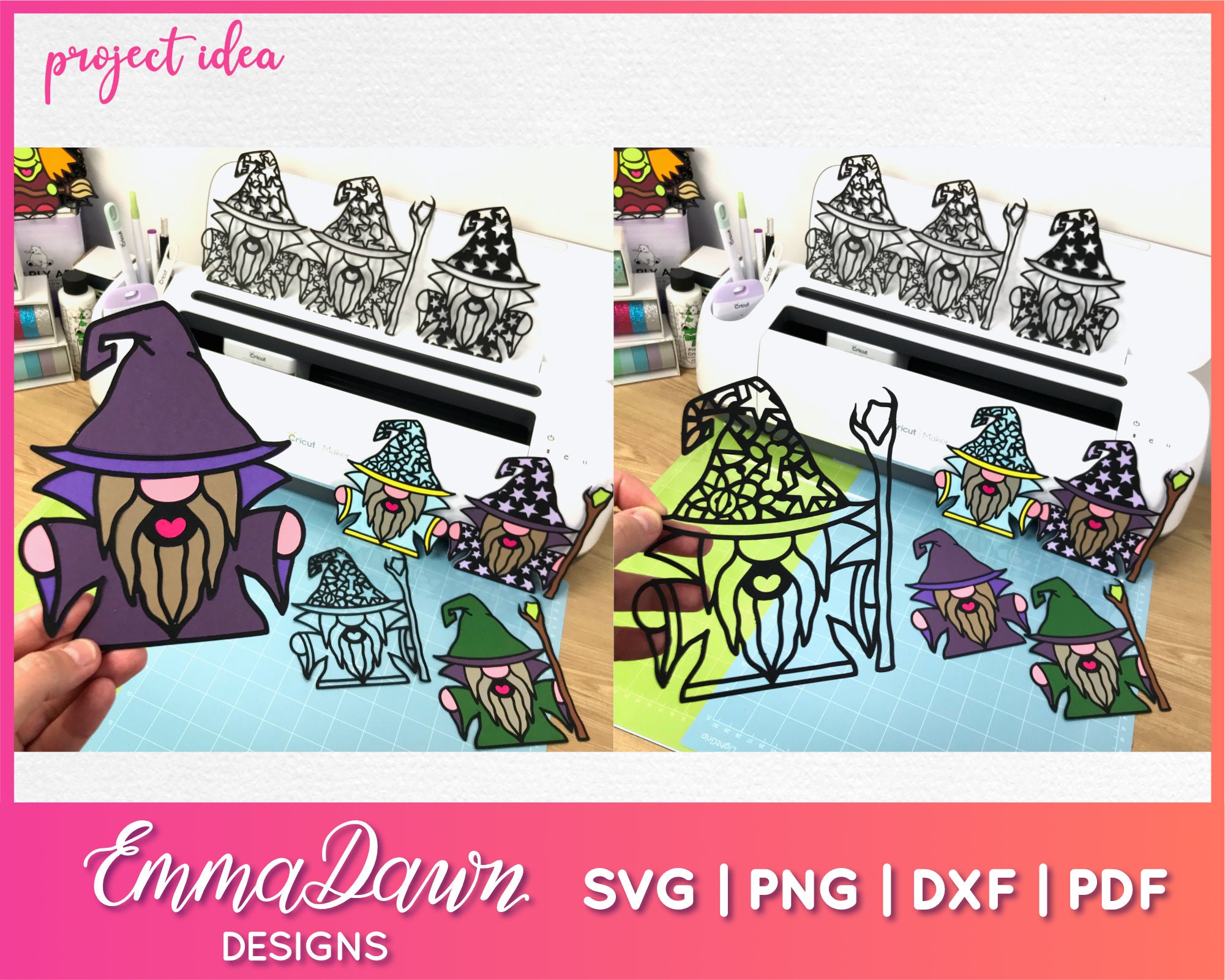 The WIZARD SVG BUNDLE 8 Mandala / Zentangle Designs Svg Png | Etsy