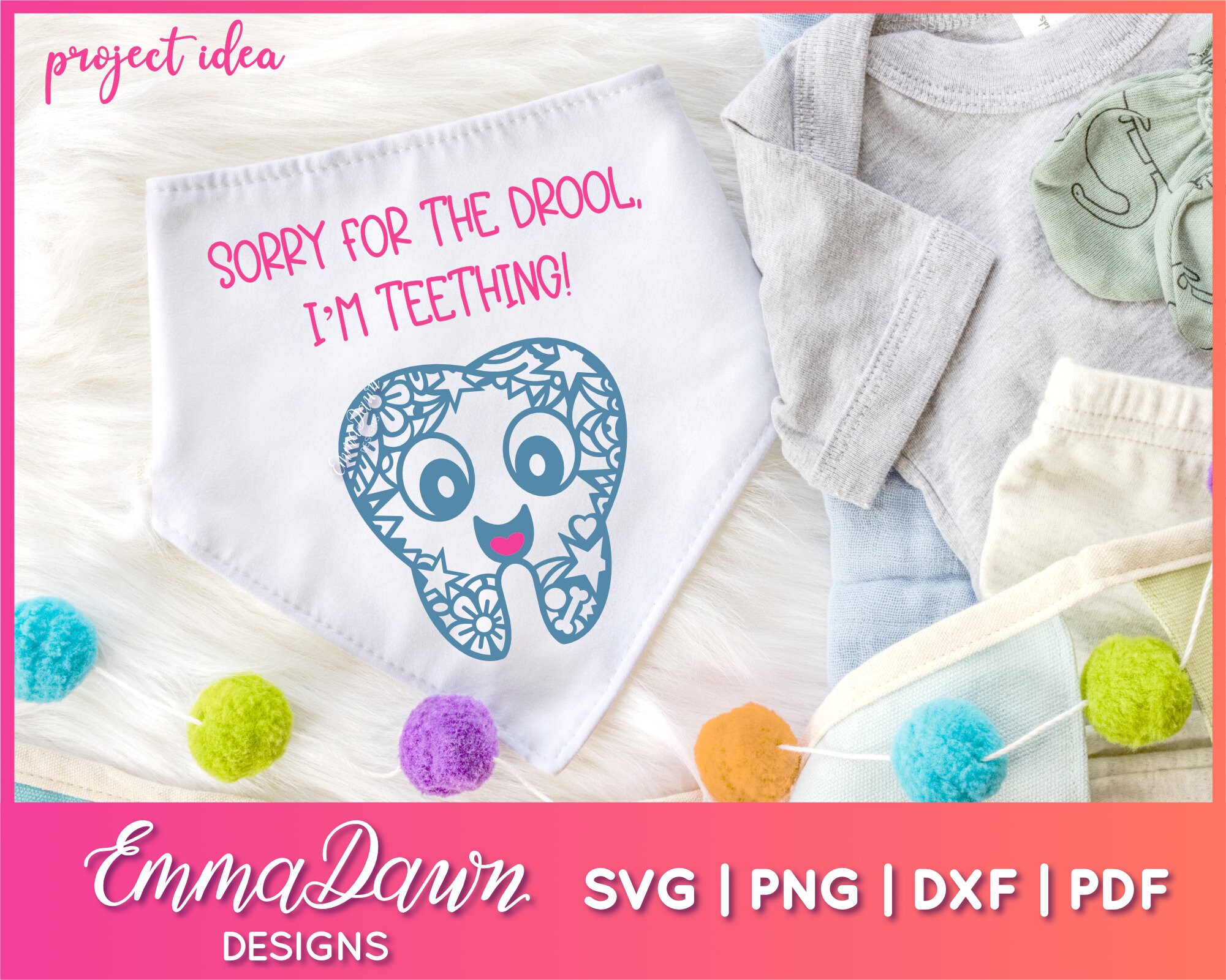 TOOTH MINI BUNDLE Svg 6 Mandala Zentangle Designs Tooth | Etsy