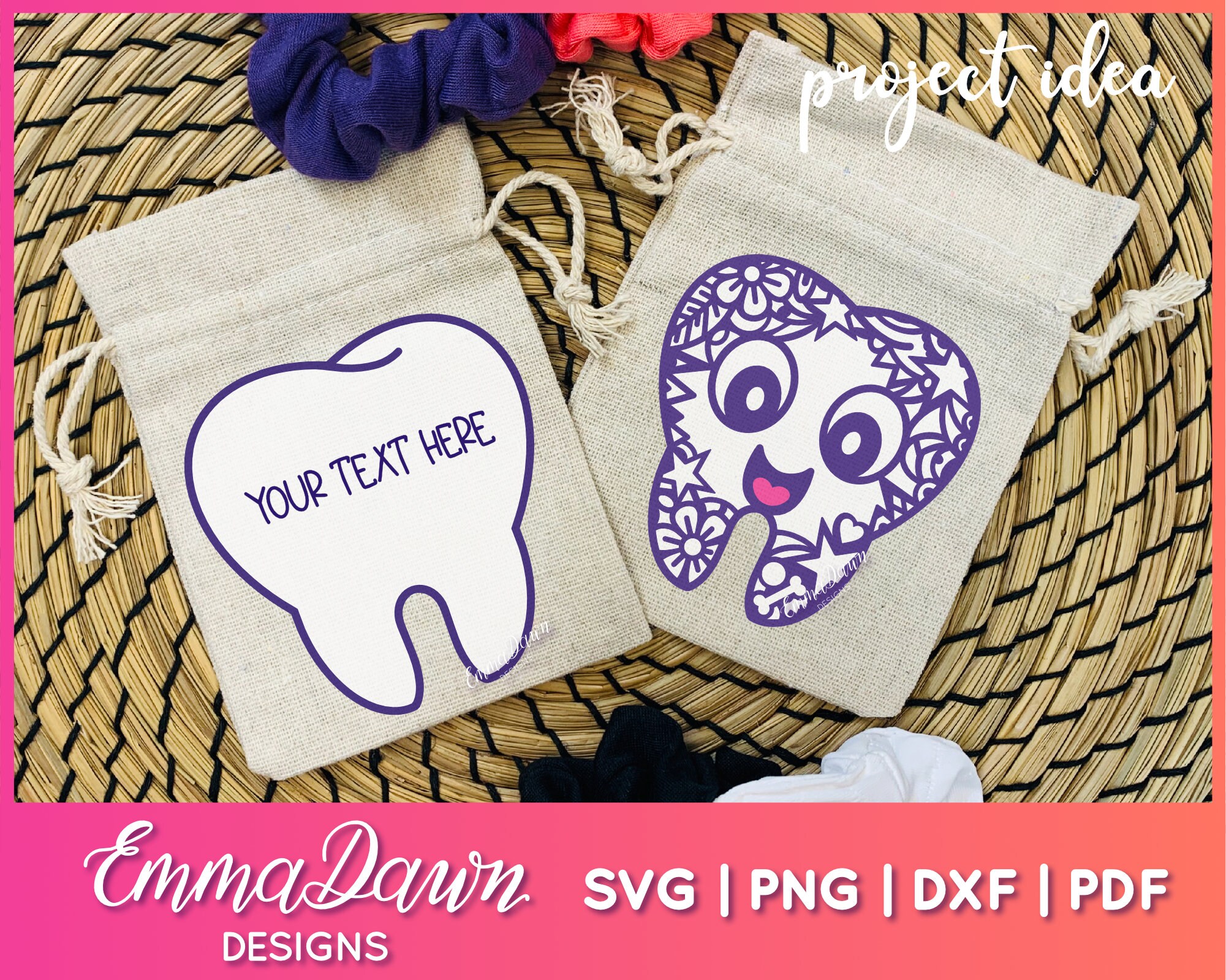 TOOTH MINI BUNDLE Svg 6 Mandala Zentangle Designs Tooth - Etsy