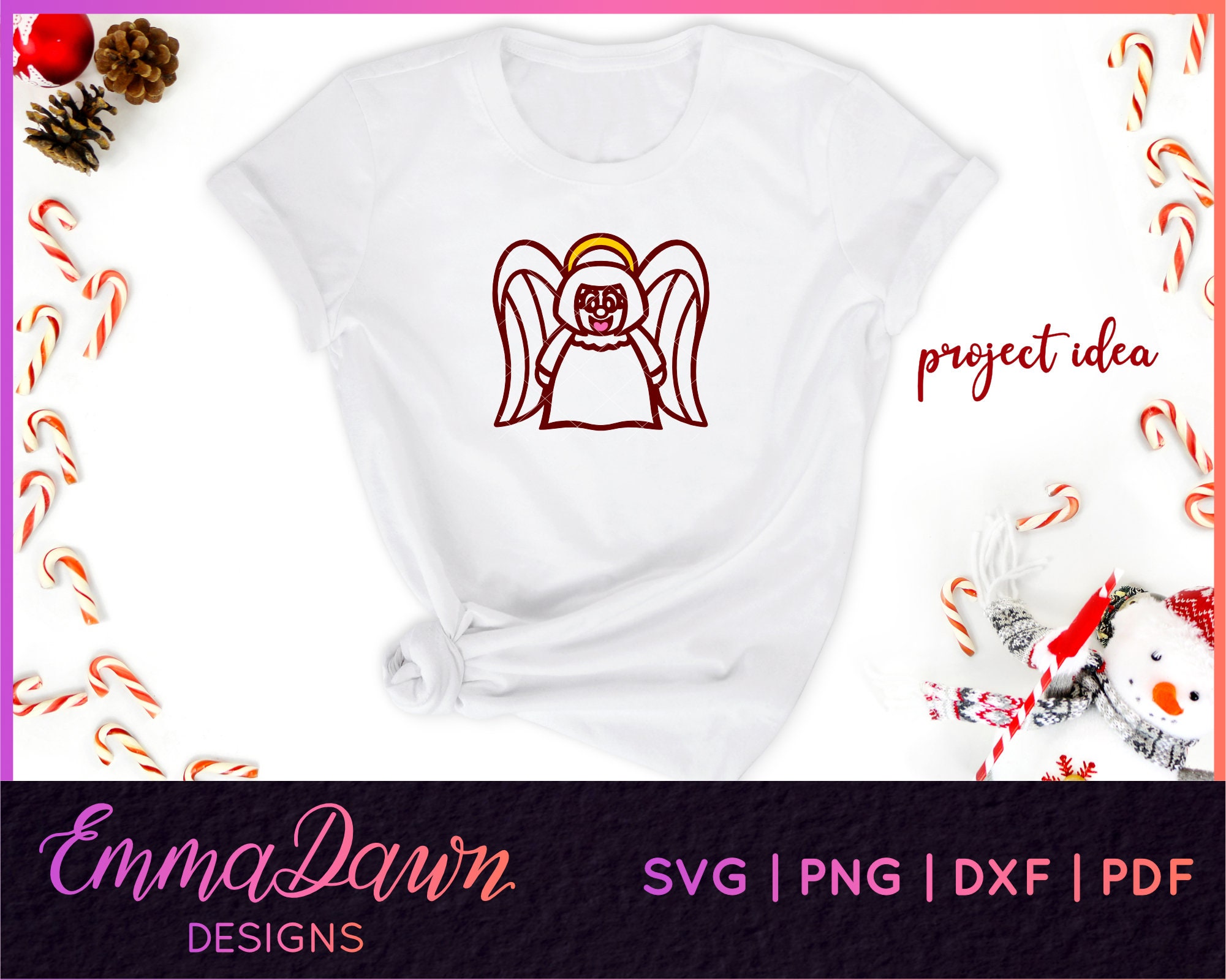 Angel Svg Christmas Angel SVG Cut File for Cricut Angel - Etsy