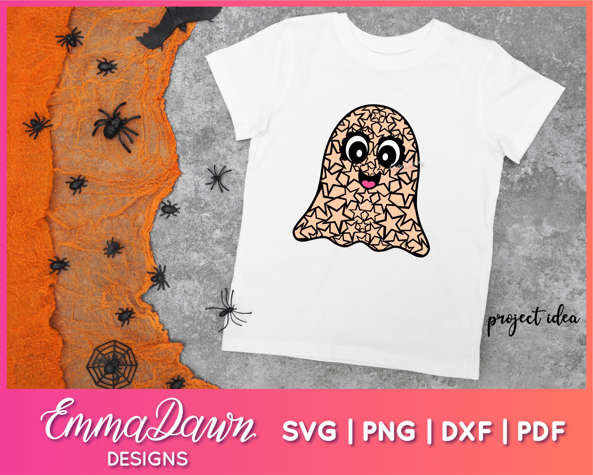 GLIMMER THE GHOST Halloween Mini Bundle Mandala / Zentangle 6 Designs ...