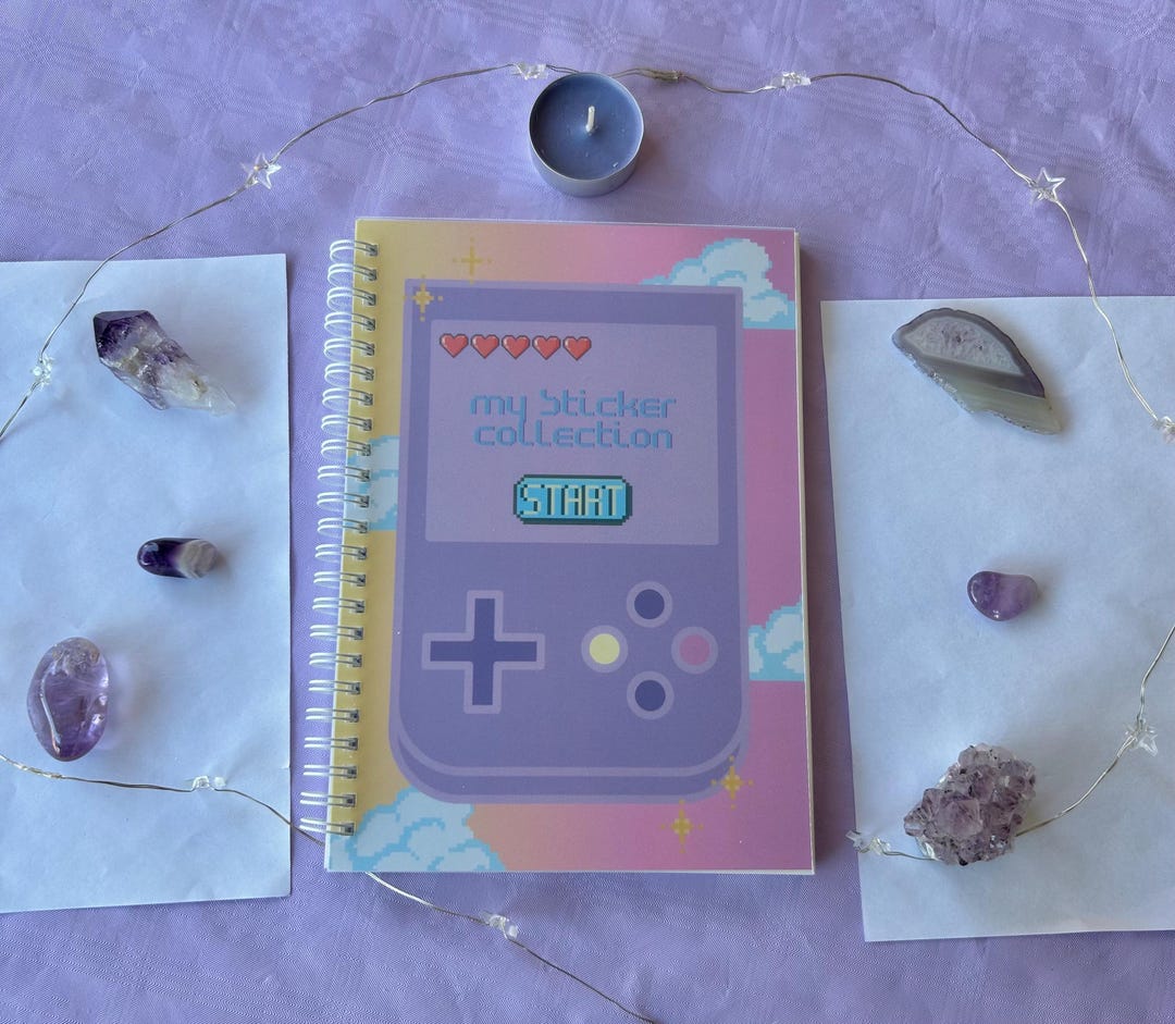 Cute Reusable Sticker Book, Cute Sticker Album for Loved and Unused ...