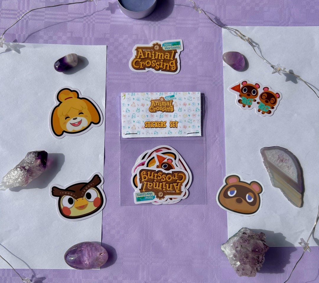 ACNH Characters, Animal Crossing New Horizons Sticker Set, Stationary ...