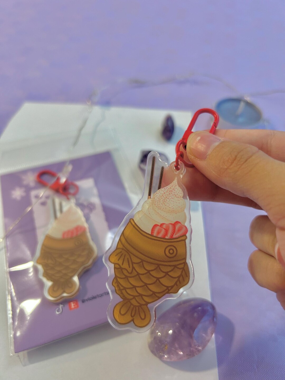 Kawaii Cute Acrylic Keychain, Food Keyring, Kawaii Food, Japanese ...