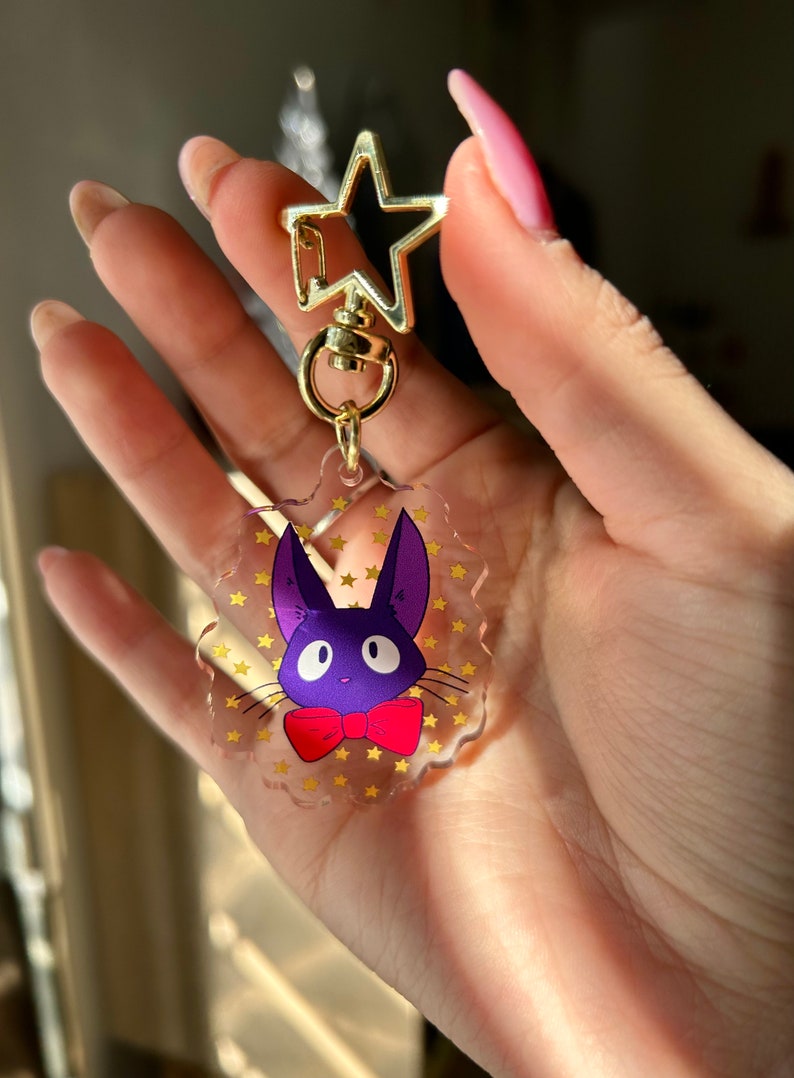 Kawaii Cute Acrylic Keychains, Studio Ghibli Gadget, Totoro, Sprite Dust, Howl's Moving Castle ...