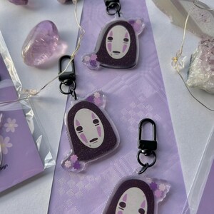 Kawaii Cute Acrylic Keychains, Studio Ghibli Gadget, Totoro, No Face ...