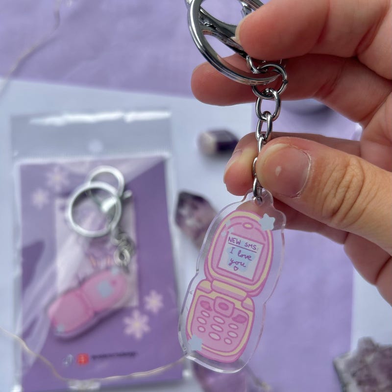 90s Nostalgia Keychain - Etsy