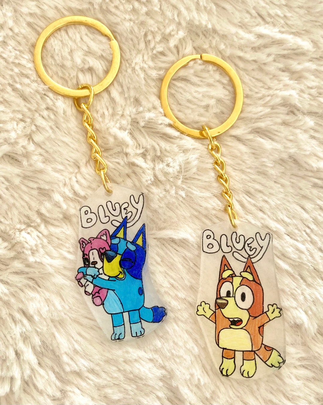 Bluey Keychains - Etsy