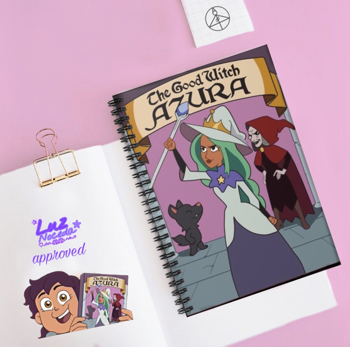 TOH the Good Witch Azura Notebook the Owl House Luz Noceda Magical ...