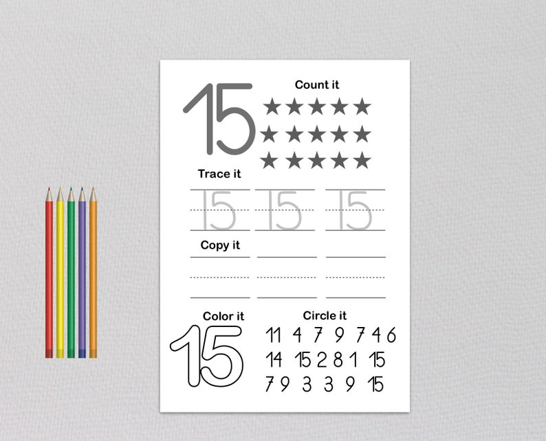 Number Learning 1 20 Recognition Preschool Etsy number-learning-1-20-recognition-preschool-etsy