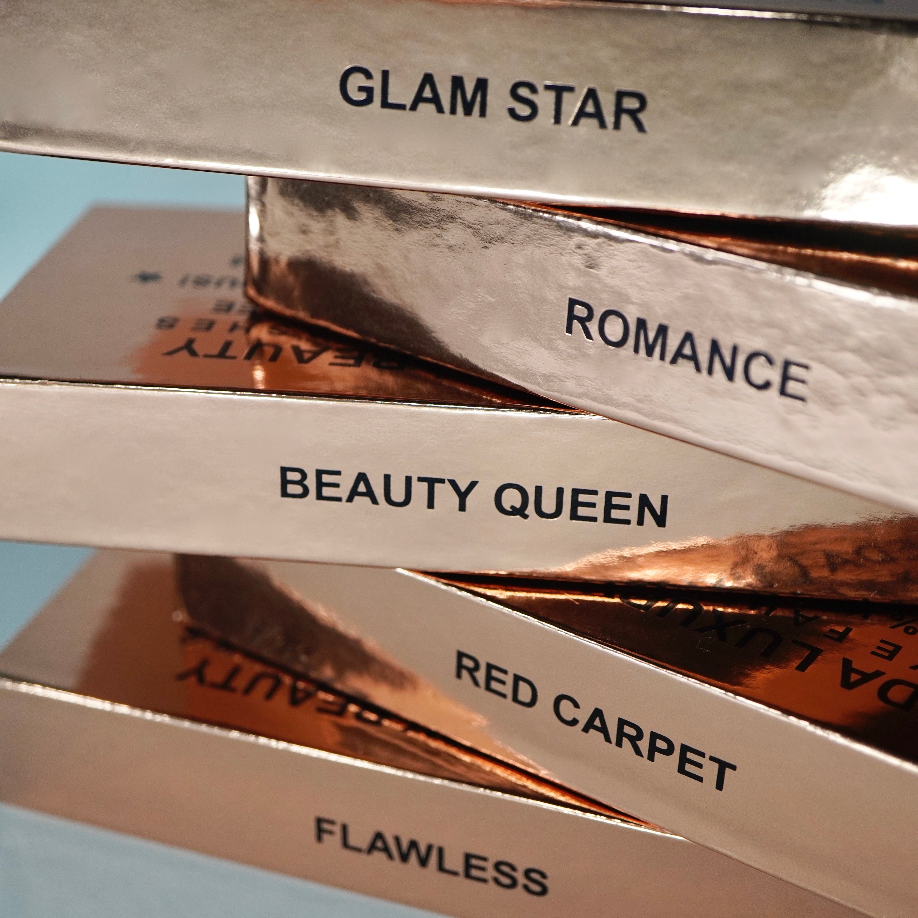 EDA LUXURY BEAUTY Red Carpet 3D Faux Mink False Lashes Multi Layered ...