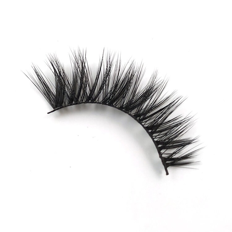 EDA LUXURY BEAUTY Magic 3D Faux Mink False Lashes Double Layered Full ...
