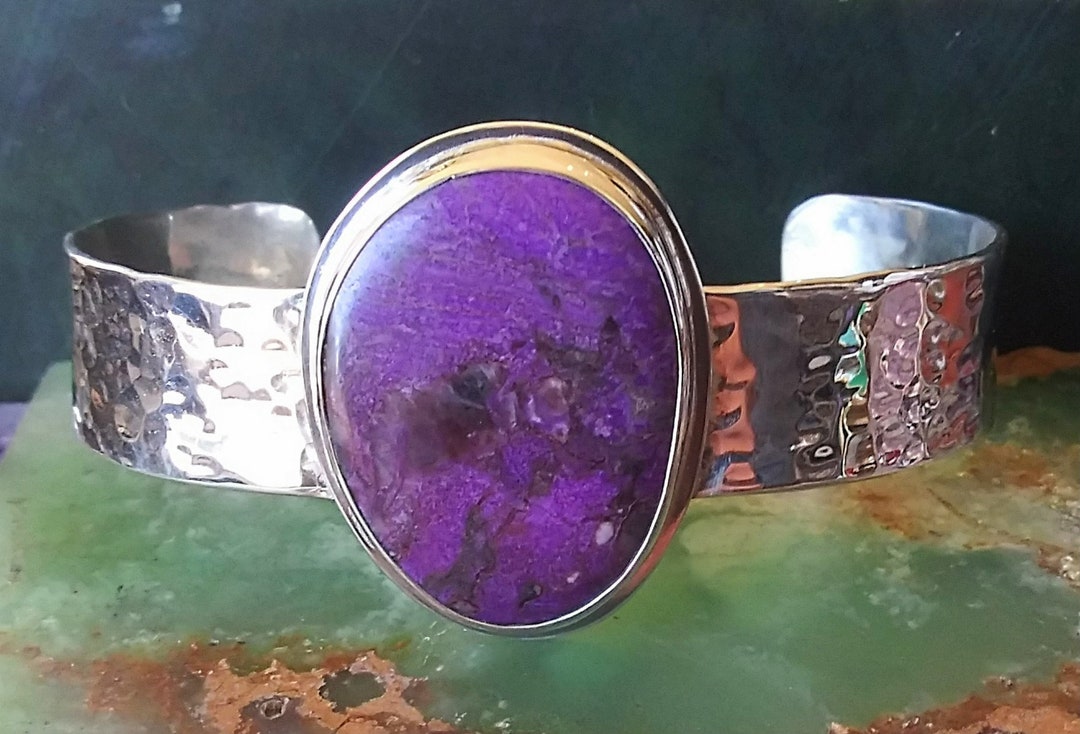 Weasels Sugilite Bracelet-top Color Natural Stone - Etsy