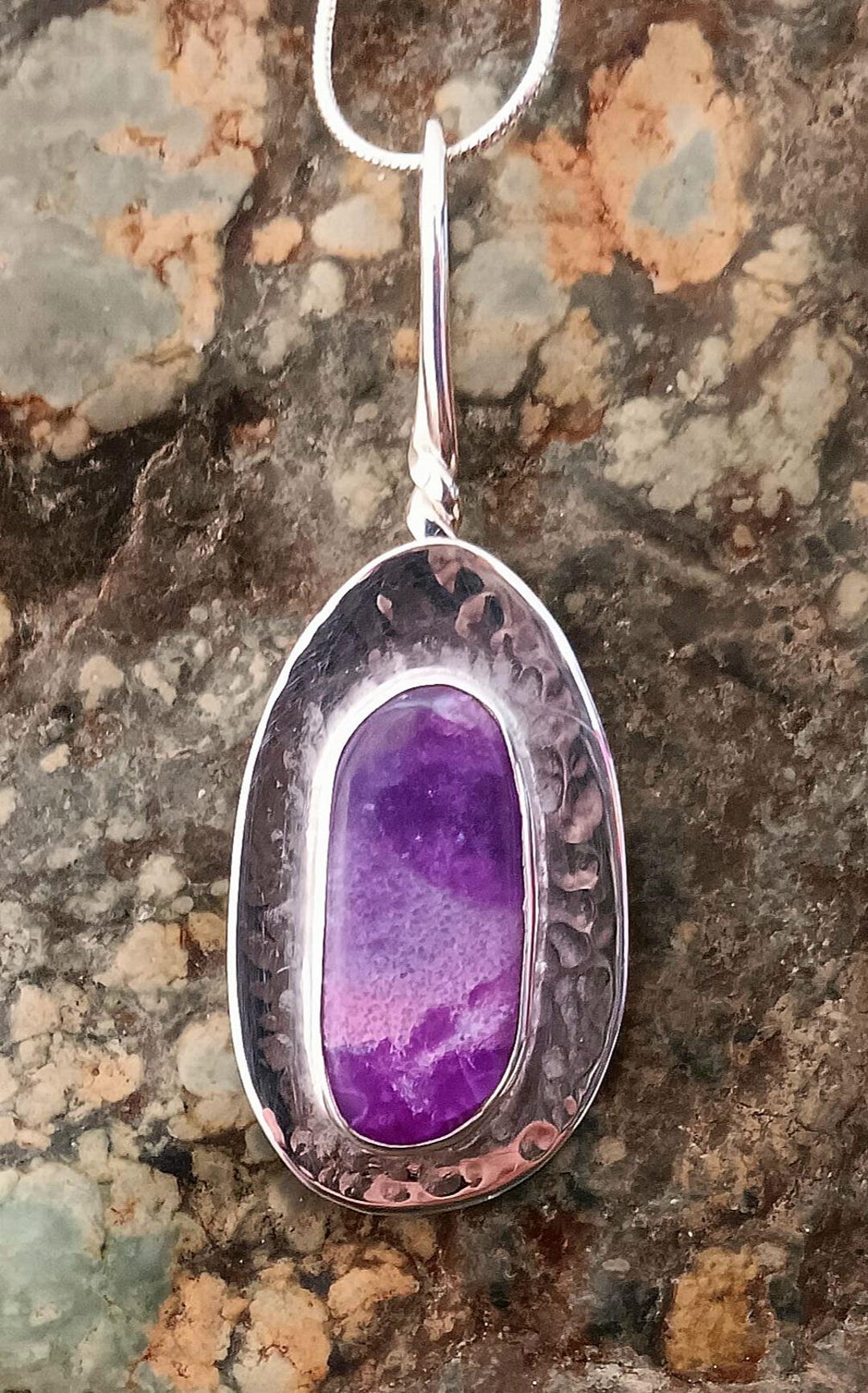 Really Nice Gel Sugilite Pendant.rare Natural Untreated.handmade in ...