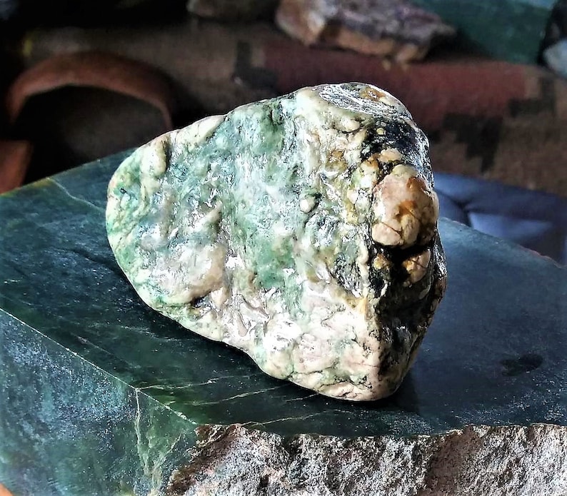 Outstanding Mendocino Botryoidal Jade-white & Green - Etsy