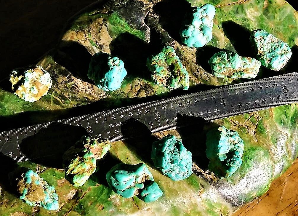 Select Royston Area Botryoidal Turquoise Pieces - Etsy