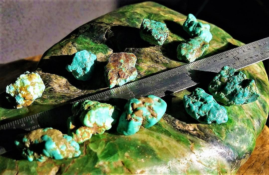 Select Royston Area Botryoidal Turquoise Pieces - Etsy