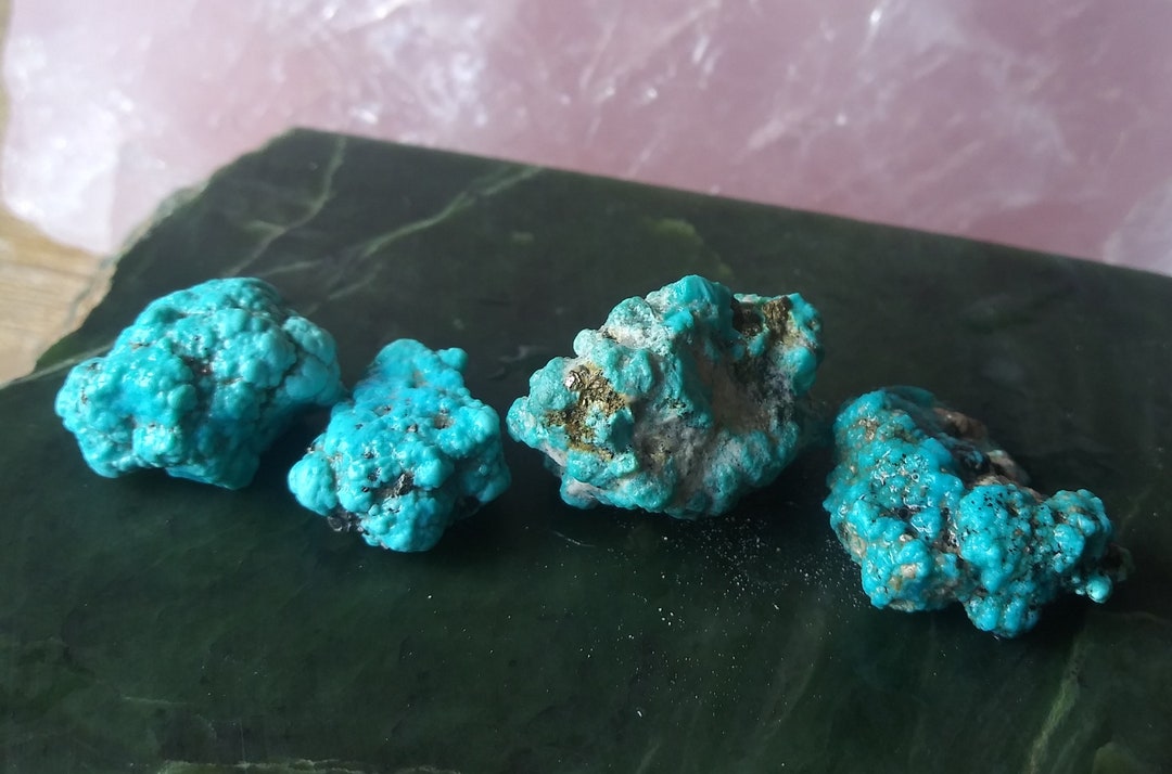 Really Fine Gem Grade Natural Botryoidal Turquoise W/ Some Pyrite ...