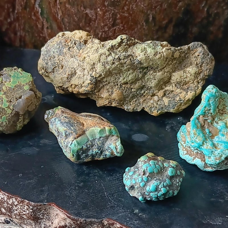 Turquoise Rough Parcel - Etsy