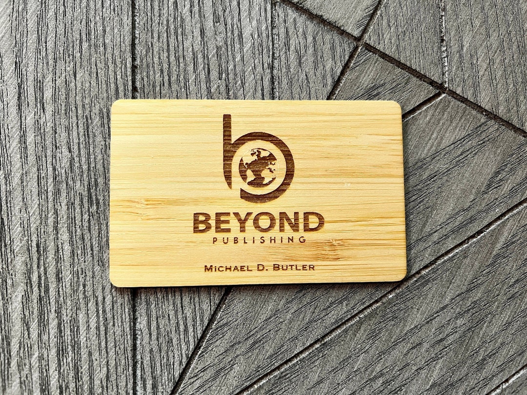 Bamboo Tap Business Card - Custom, Digital Business Card, Tap to Share ...