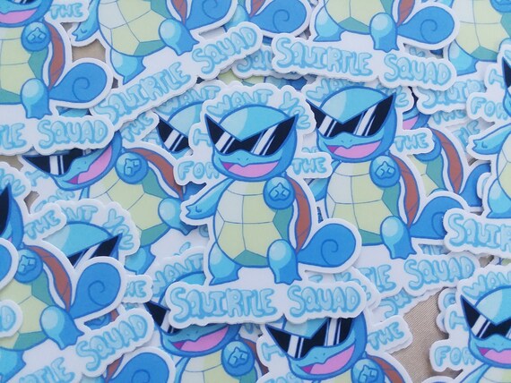 Papercraft squirtle squad sticker Stickers etna.com.pe