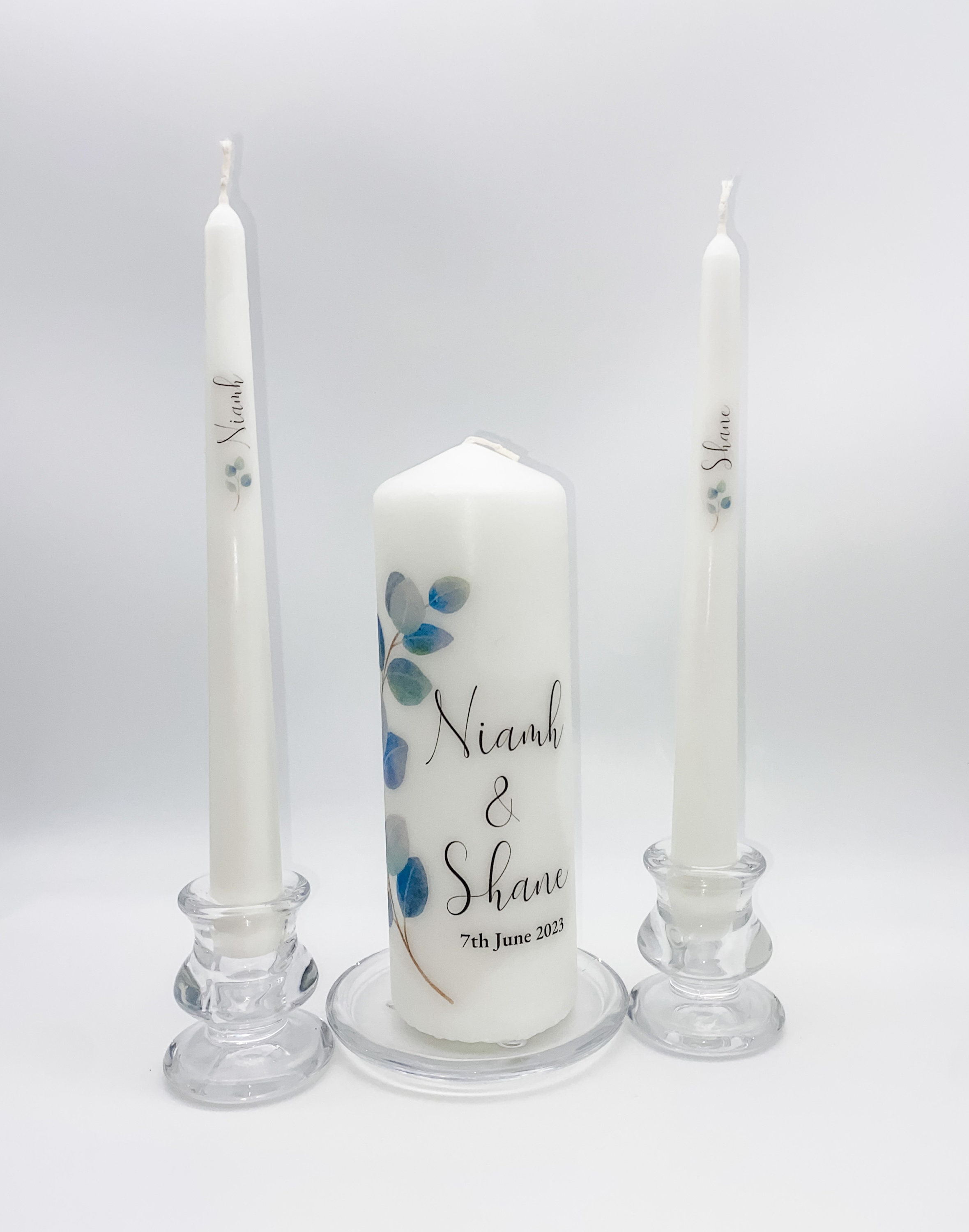 Personalised Unity Candle Personalised Wedding Candle Set - Etsy Ireland