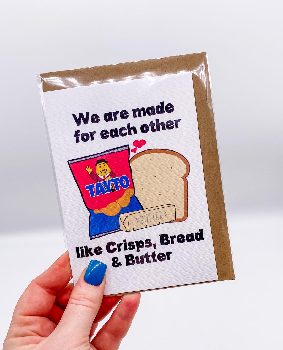 We Are Made for Each Other Crisps Card | Irish Greetings Card | Made in ...
