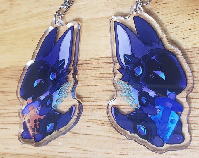 Boba Protogen Keychains ! - Etsy