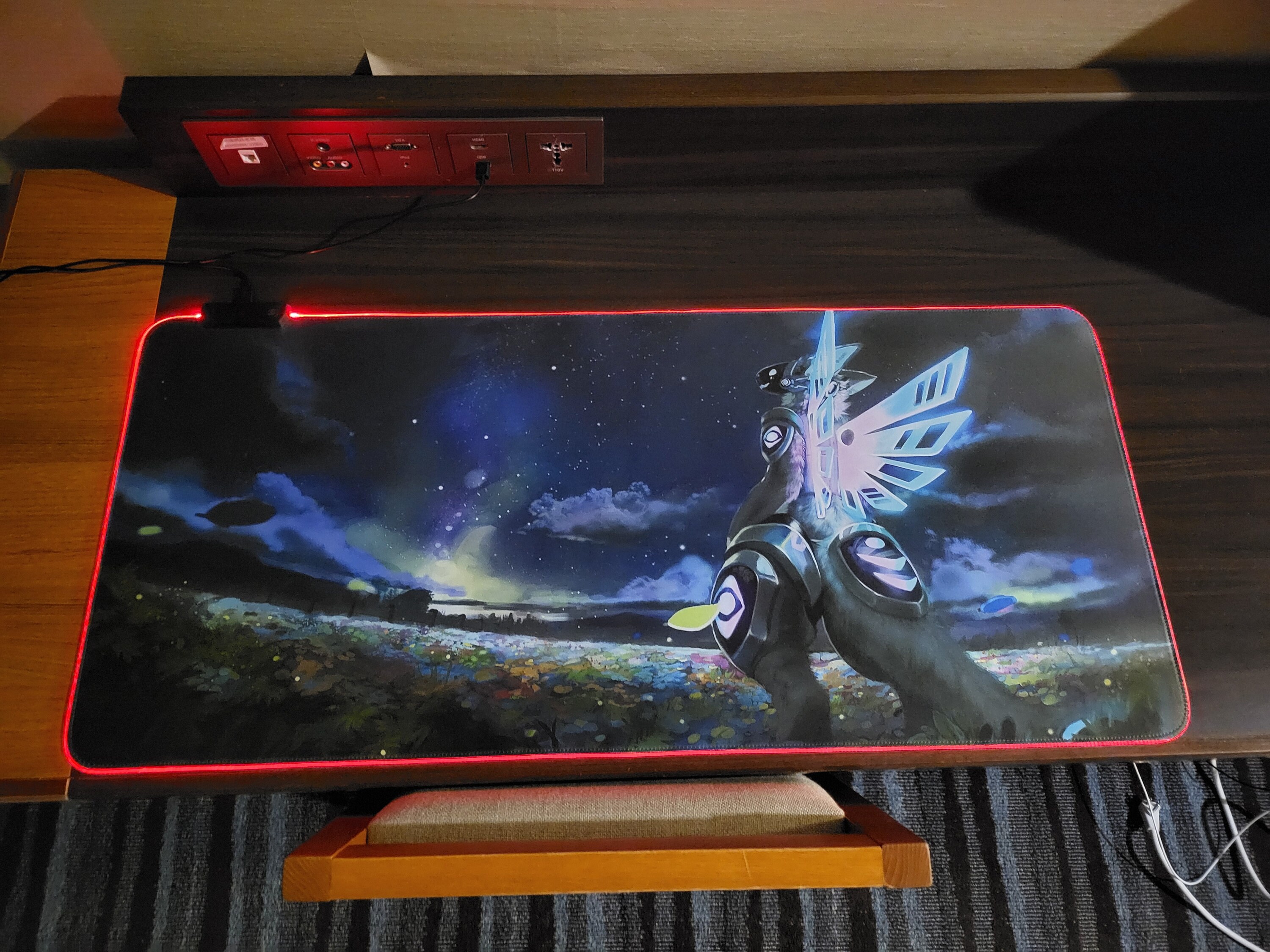 GIANT RGB Protogen Gaming Mousepad spectrum - Etsy Australia